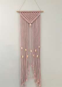 How to Make a Simple Macrame Wall Hanging with Beads - Macra-Made