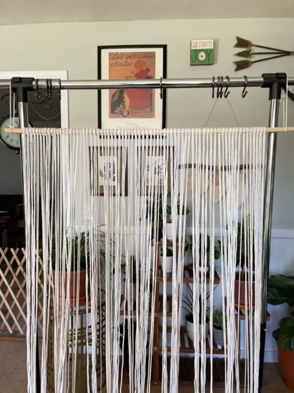 Easy Macrame Door Curtain DIY with Boho Style - Macra-Made