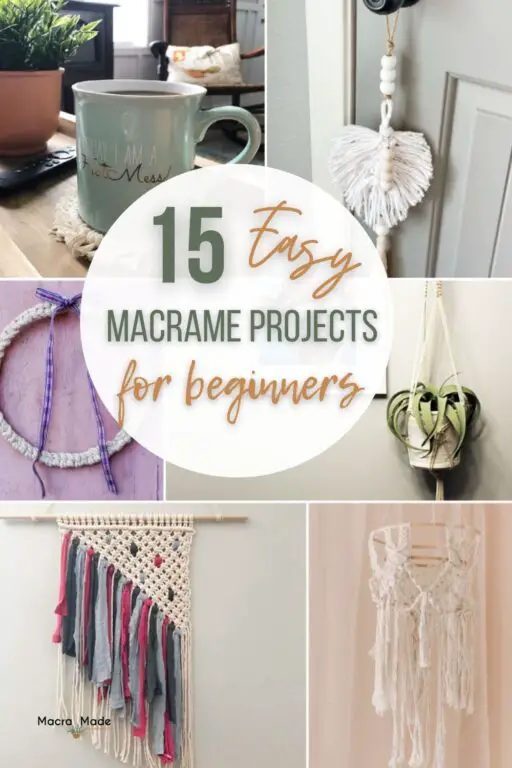 15 Easy Macrame Projects for Beginners - Macra-Made