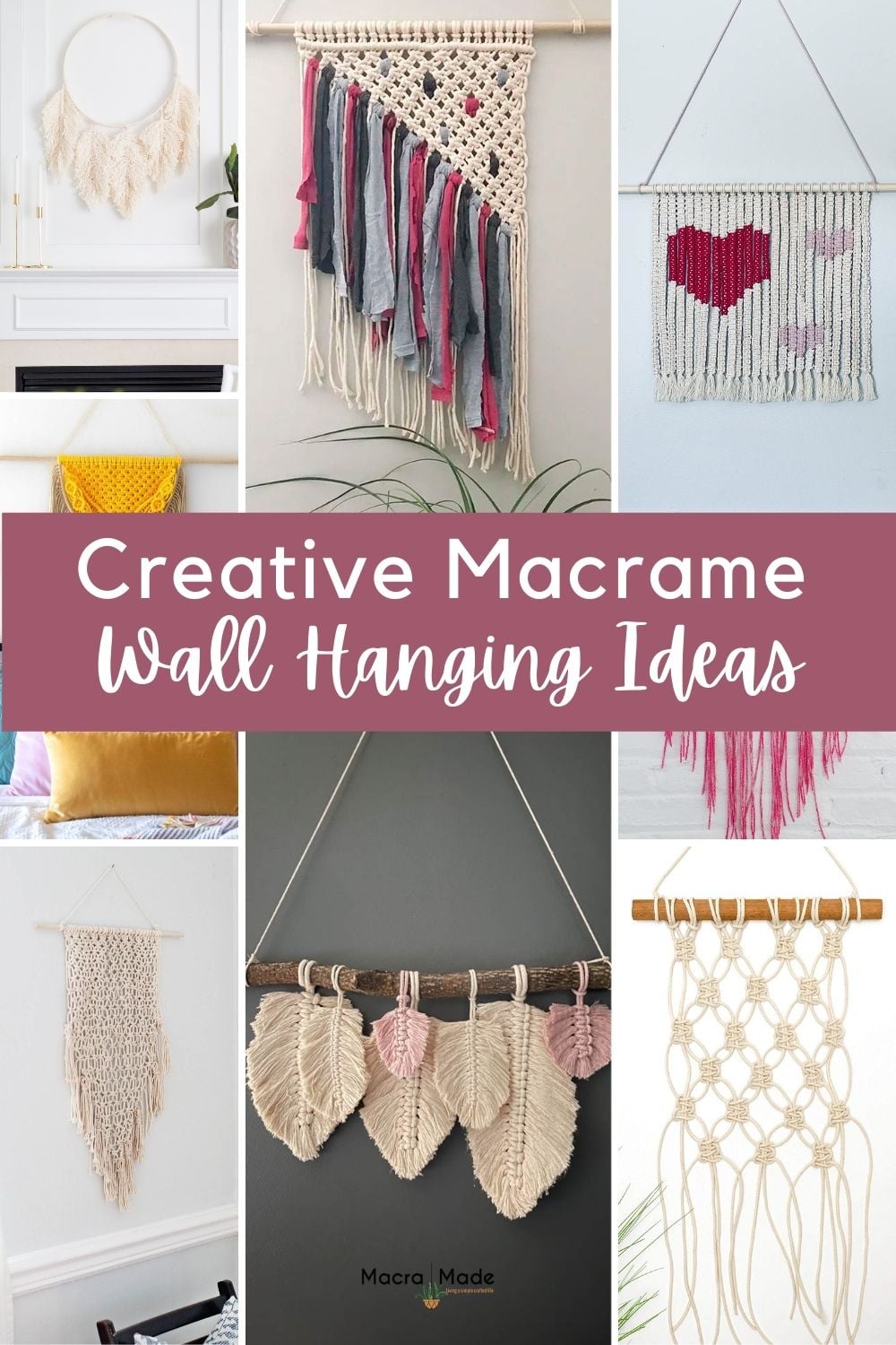 20+ Creative Macrame Wall Hanging Ideas - Macra-Made